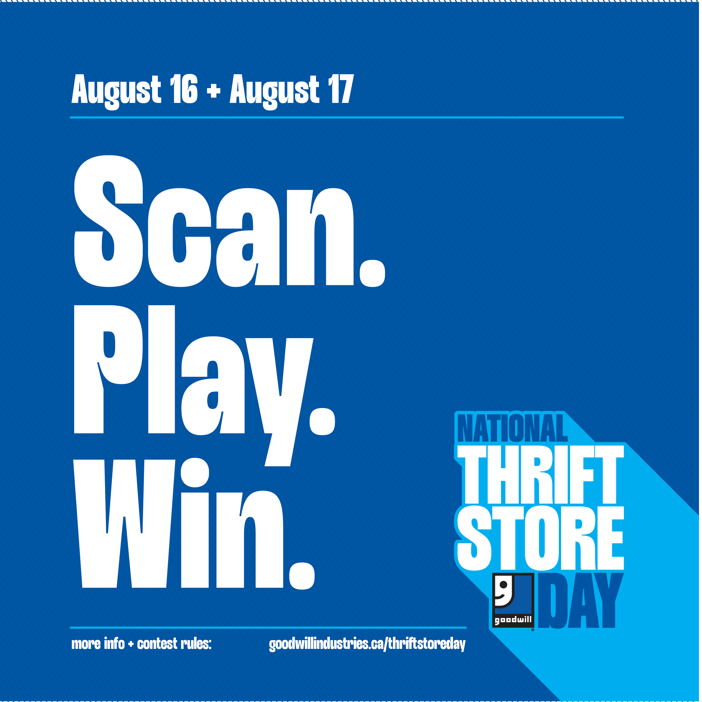 National Thrift Store Day - Goodwill Industries, Ontario Great Lakes